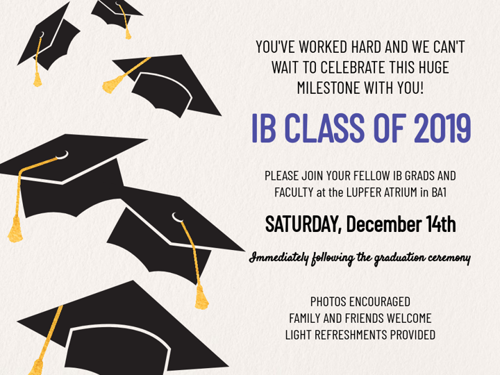 Congratulations IB class of 2019!!! – Integrated Business Blog