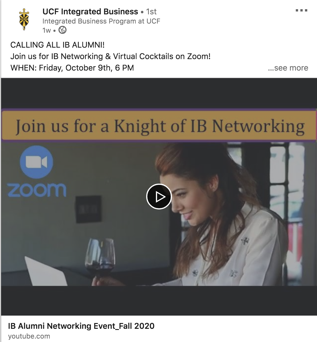 IB Alumni Networking event – Integrated Business Blog
