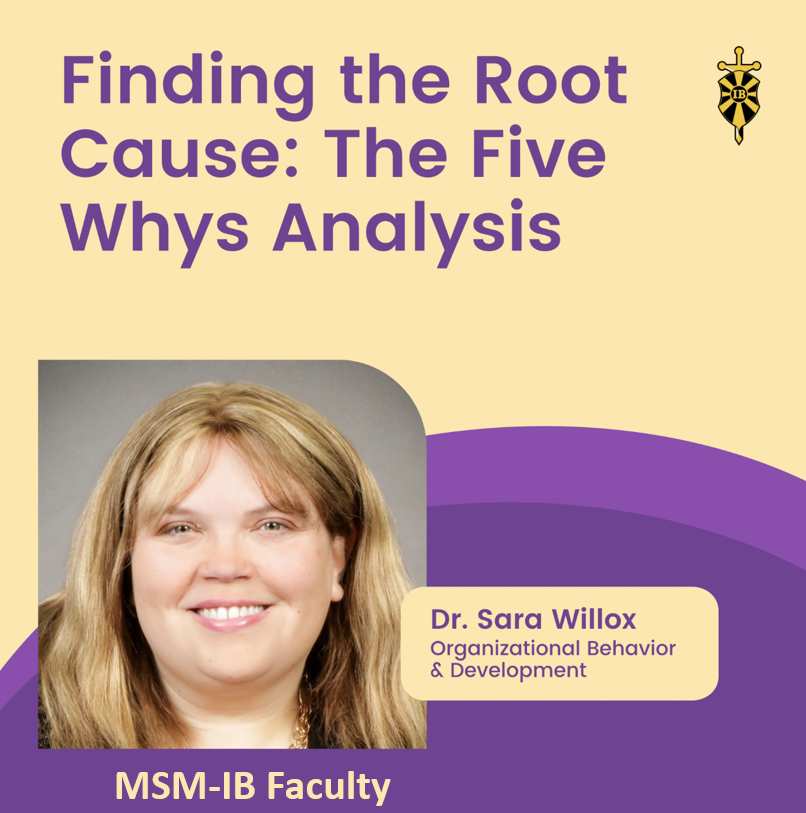 Finding the Root Cause: The Five Whys Analysis (Featuring Dr. Sara ...